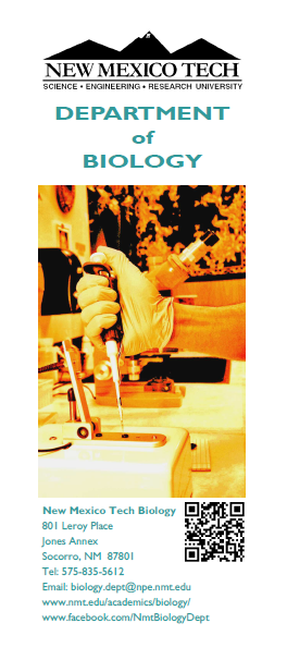 Biology Undergraduate Program: New Mexico Tech